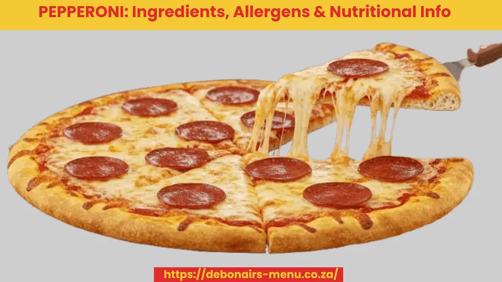 Pepperoni Pizza: Total Fat, Sodium & 2025 Nutritional guide
