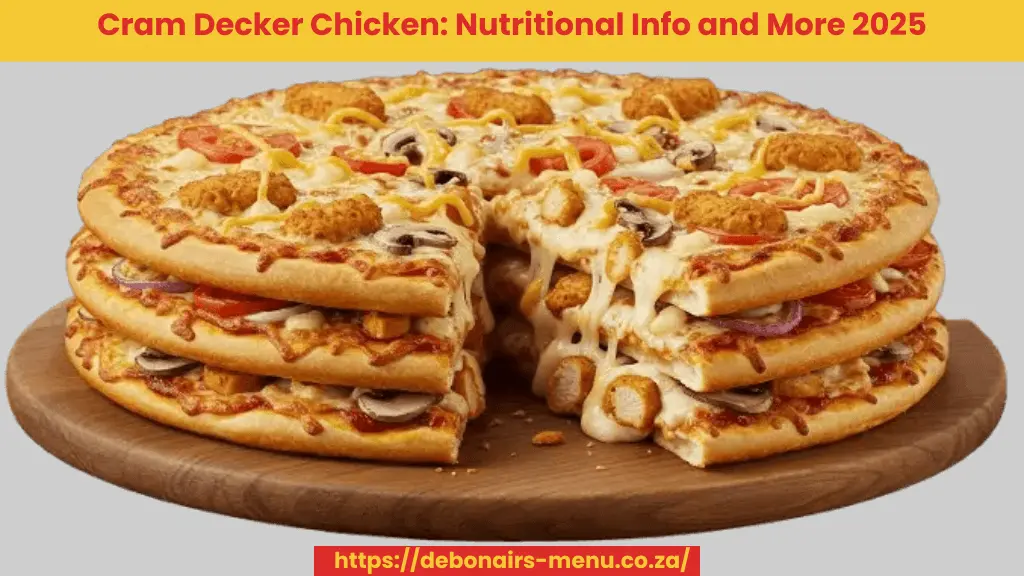 Cram Decker Chicken Pizza: Complete 2025 Nutritional Guide